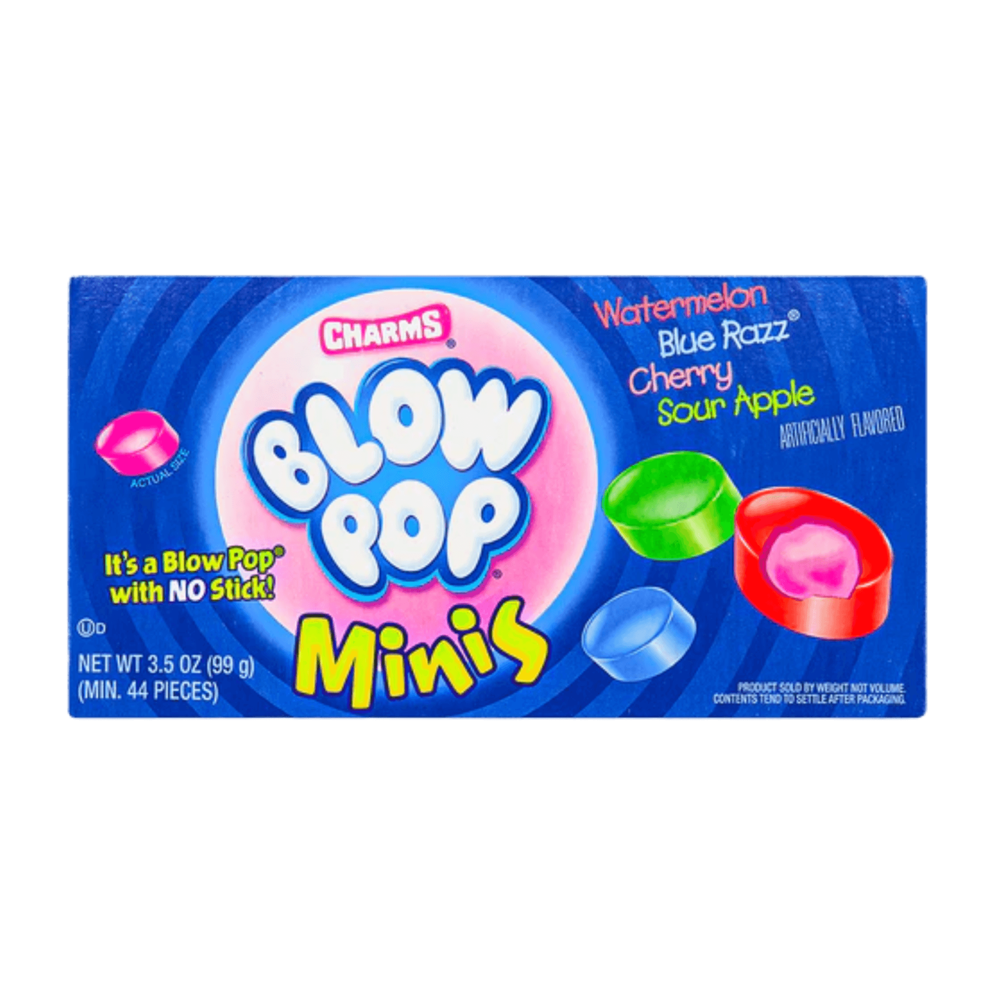 Charms Blow Pops Mini - USA Lollipop Delight - Scran.ie